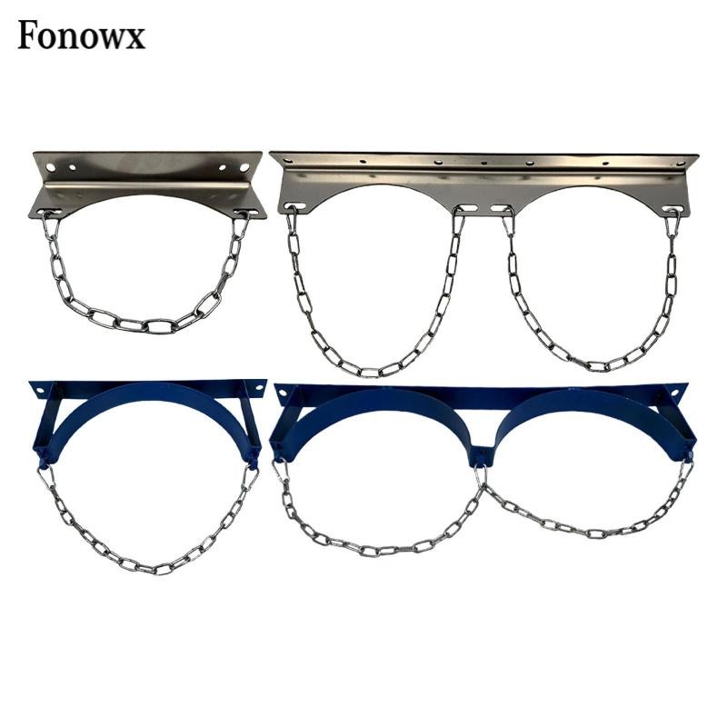 Fonowx Wall-mounted Holder for Gas Cylinder Rack for 1 Or 2 Bottles for ...