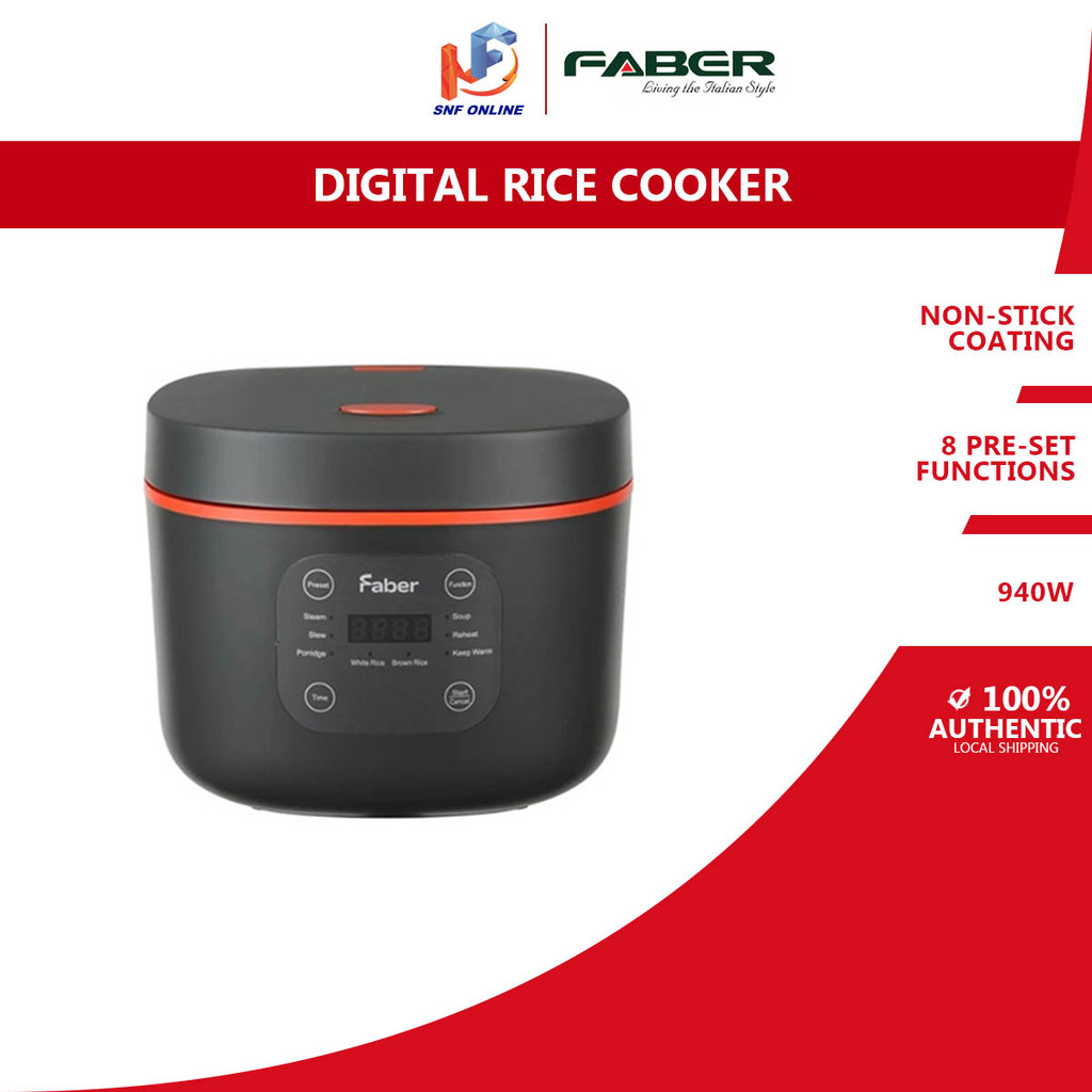 Faber Periuk Nasi - Digital Rice Cooker (1.5L) FRC D-1015 | Shopee Malaysia