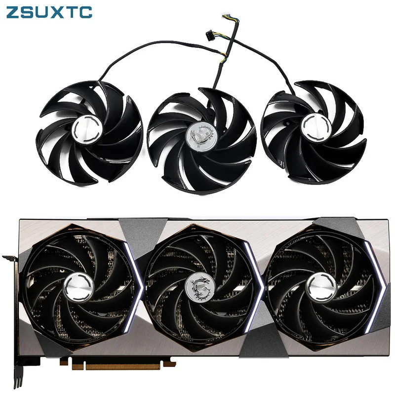 95MM PLD10020B12H For MSI GeForce RTX 4070 Ti 4080 4090 SUPRIM X Video ...