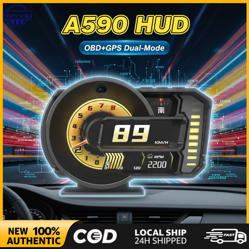 AKIRA A590 OBD2 Gauge - Smart Digital Meter with GPS for Real-Time Car ...