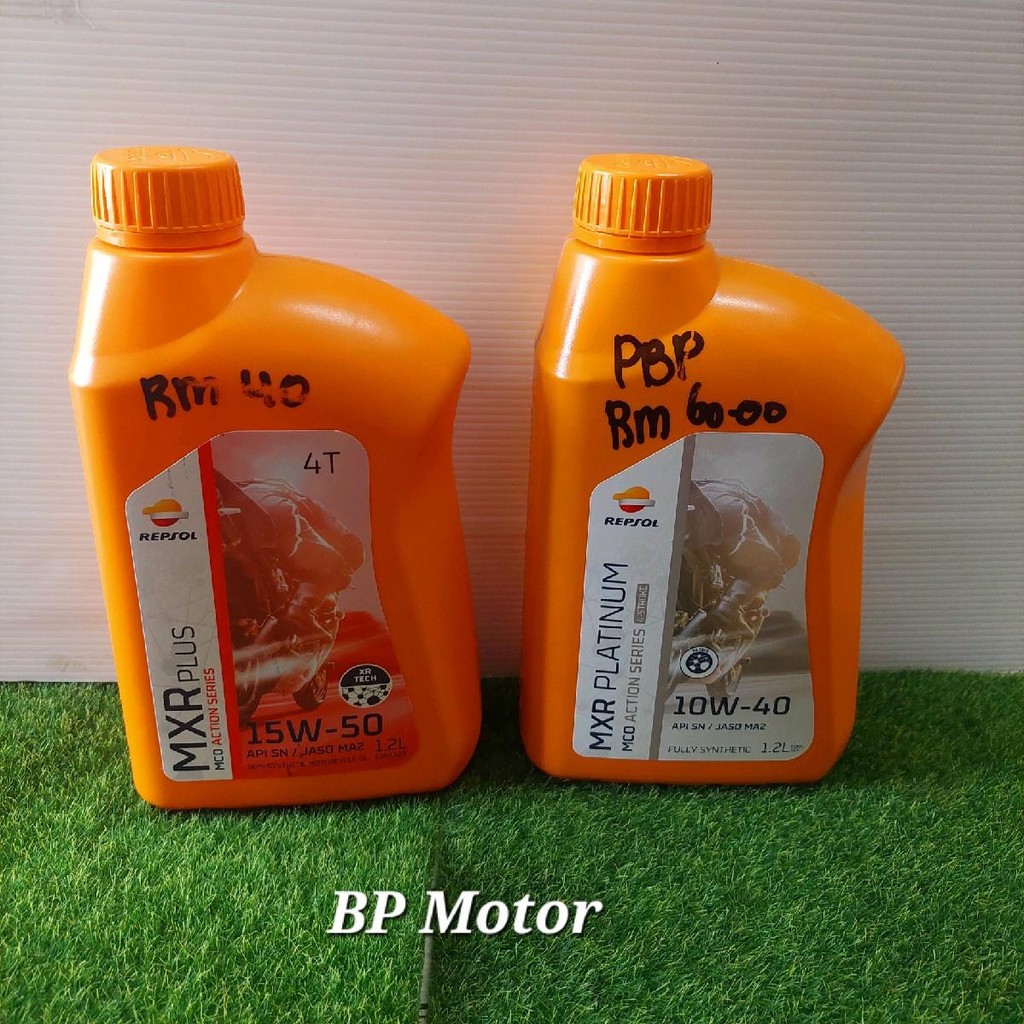 REPSOL ENGINE OIL MOTOR 1.2L FULLY SYNTHETIC 10W-40 / 1.2L SEMI ...