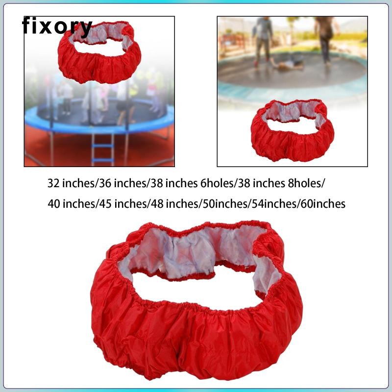 fixory Kids Trampoline Spring Cover Portable Round Surround Guard ...