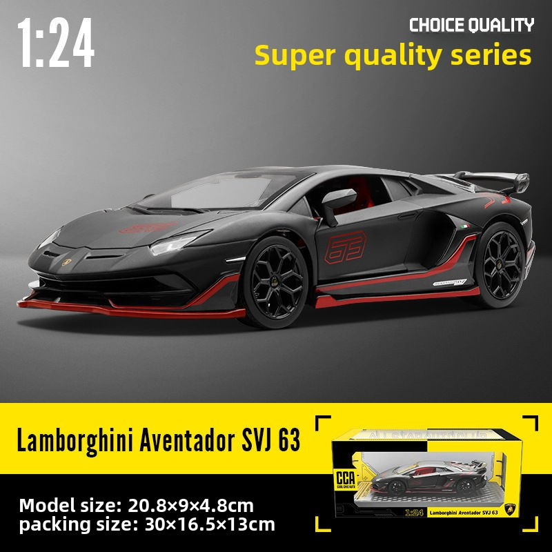 Caipo CCA1/24 Lamborgh Evan Tower Multi-SVJ63 Supercar Alloy Car Model ...