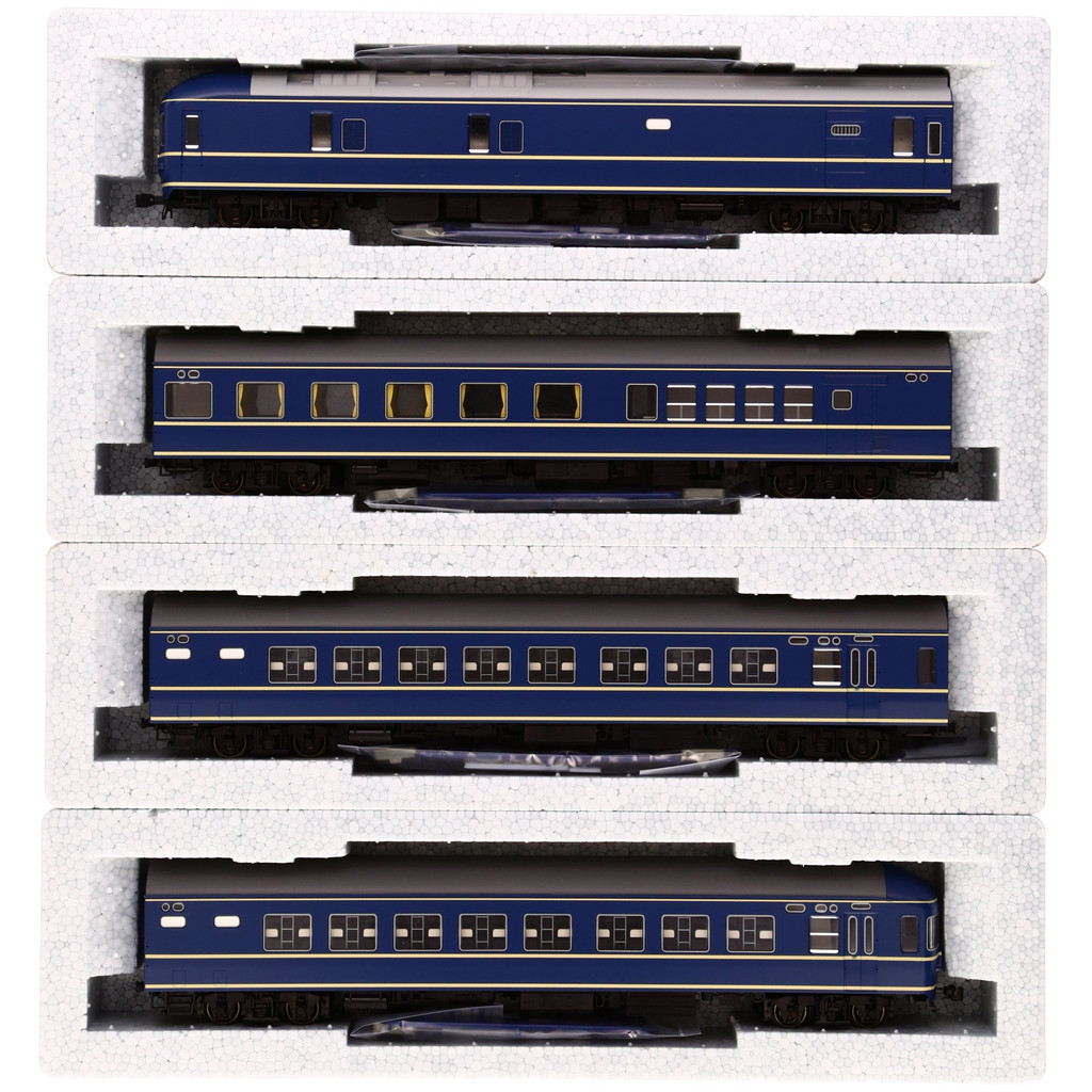 KATO HO Gauge 20 Series Limited Express Sleeping Car Basic 4-Car Set 3 ...