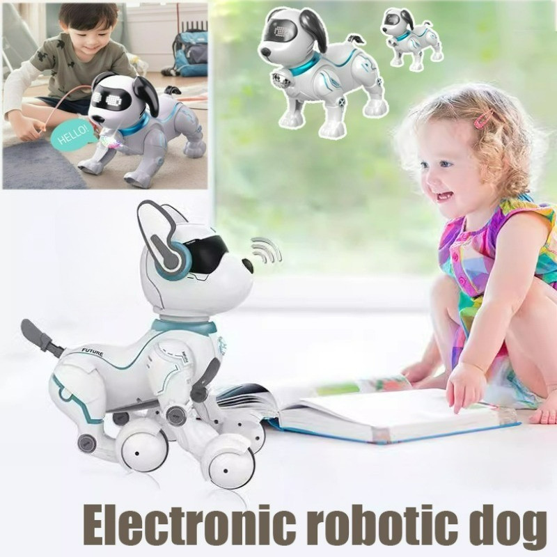 Electronic Robotic Dog Remote Control Mechanical Dog with Sound Effects ...