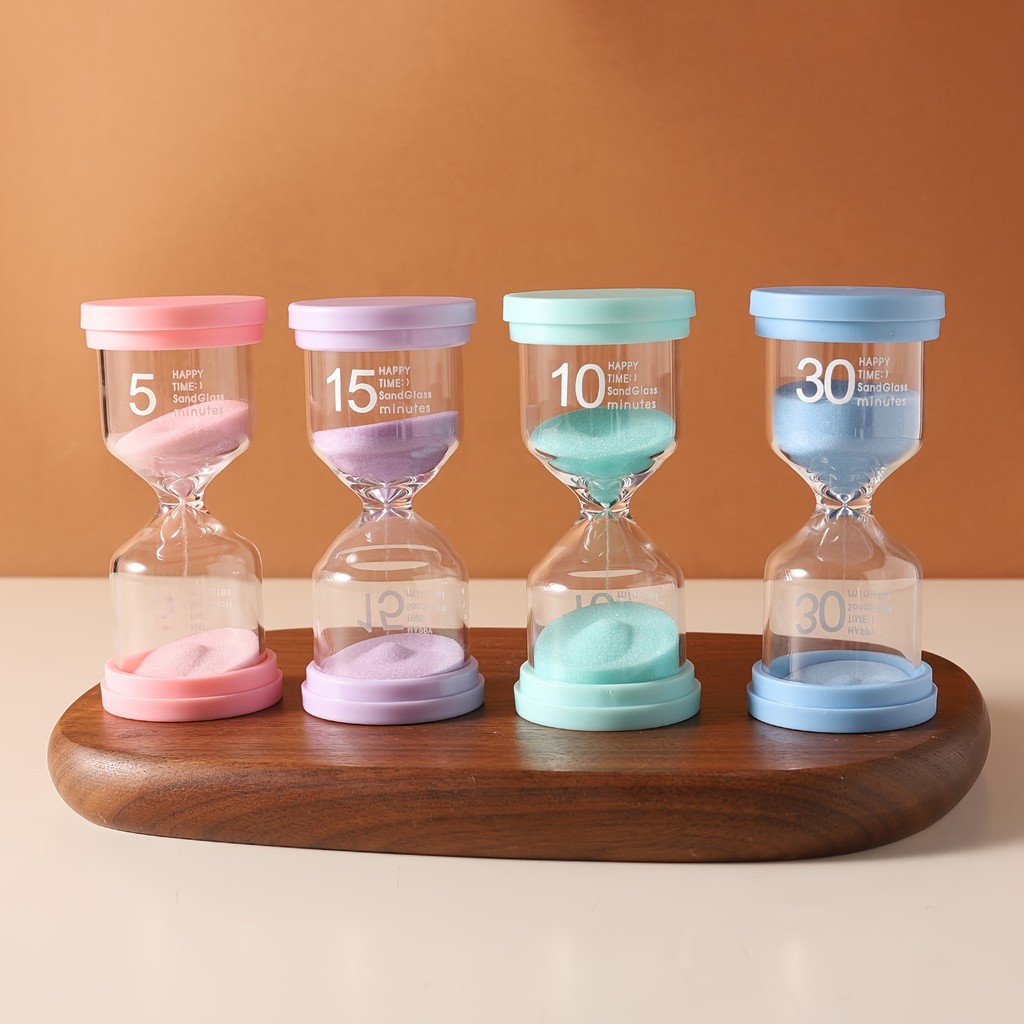4-Piece Set, Color Timer Timer 5 Minutes/10 Minutes/15 Minutes/30 ...
