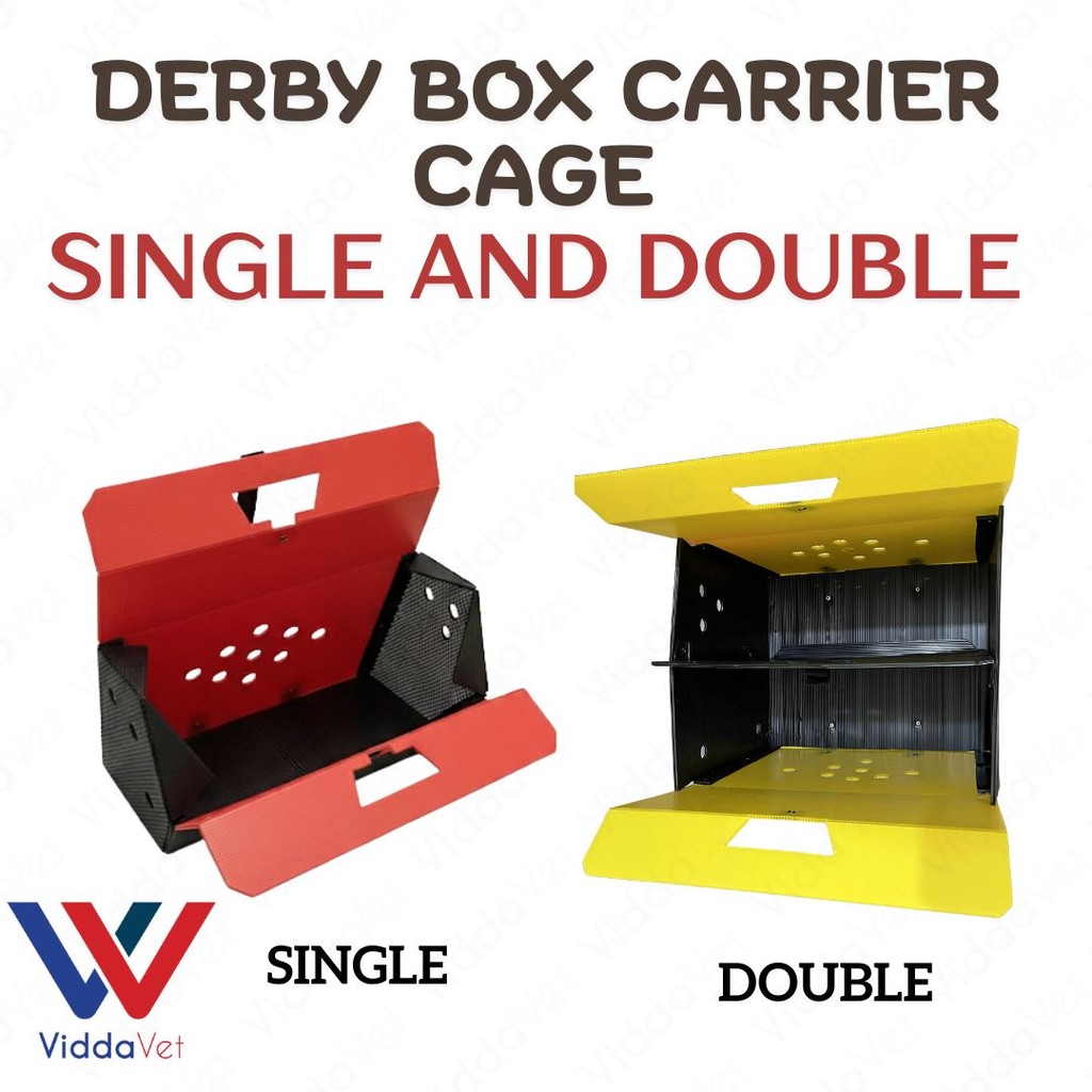 Portable Derby Box Single or Double Compartment Lightweight with Secure ...