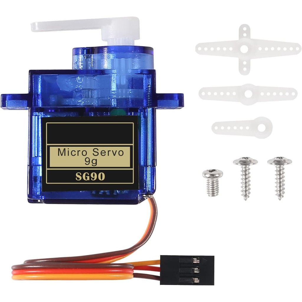 1/5PCS Sg90 Servo Motor Micro 9g 180 360 Degree Mount Sg90 Kit Without ...