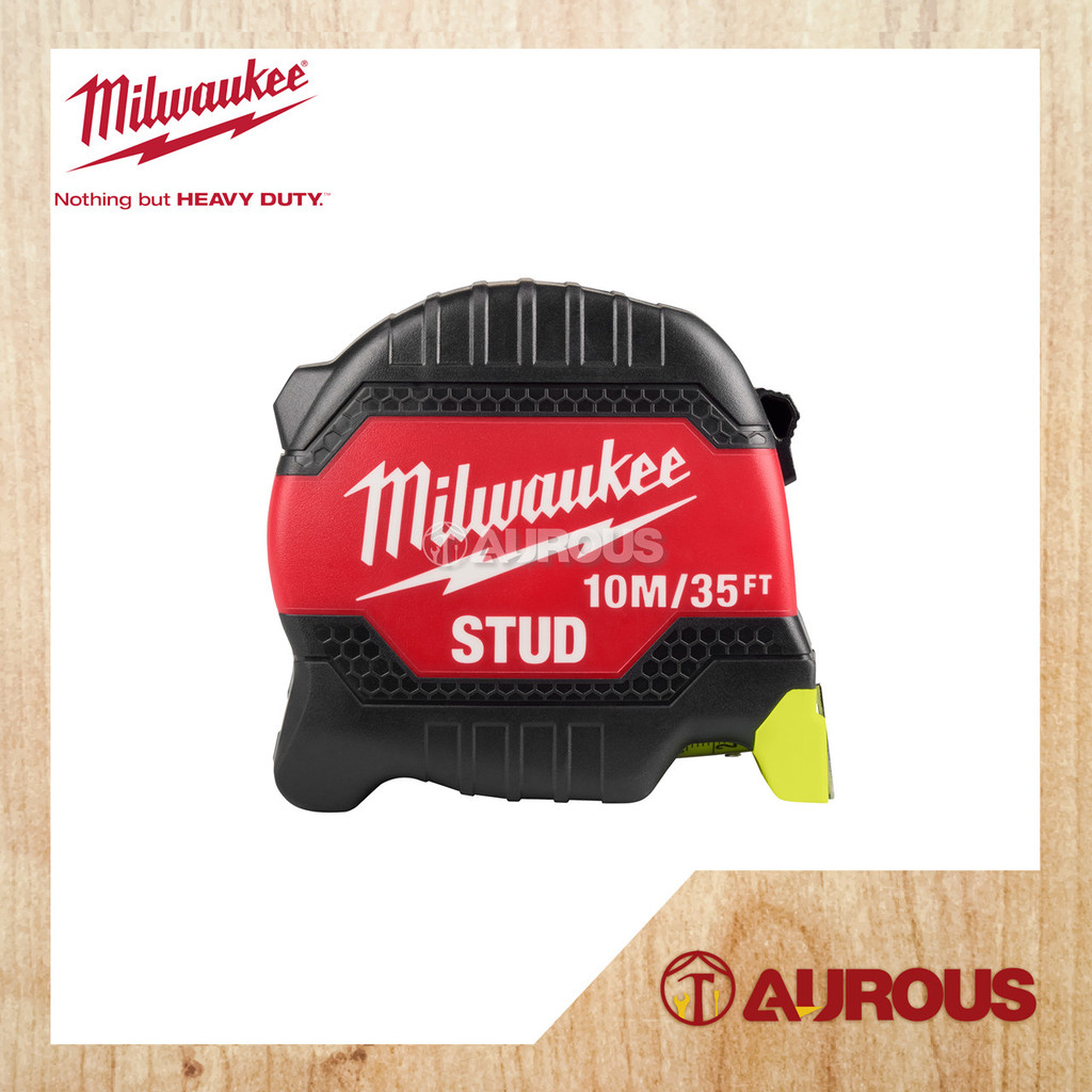 MILWAUKEE STUD MOST DURABLE MEASURING TAPE 10M/35FT (48-22-1436 ...