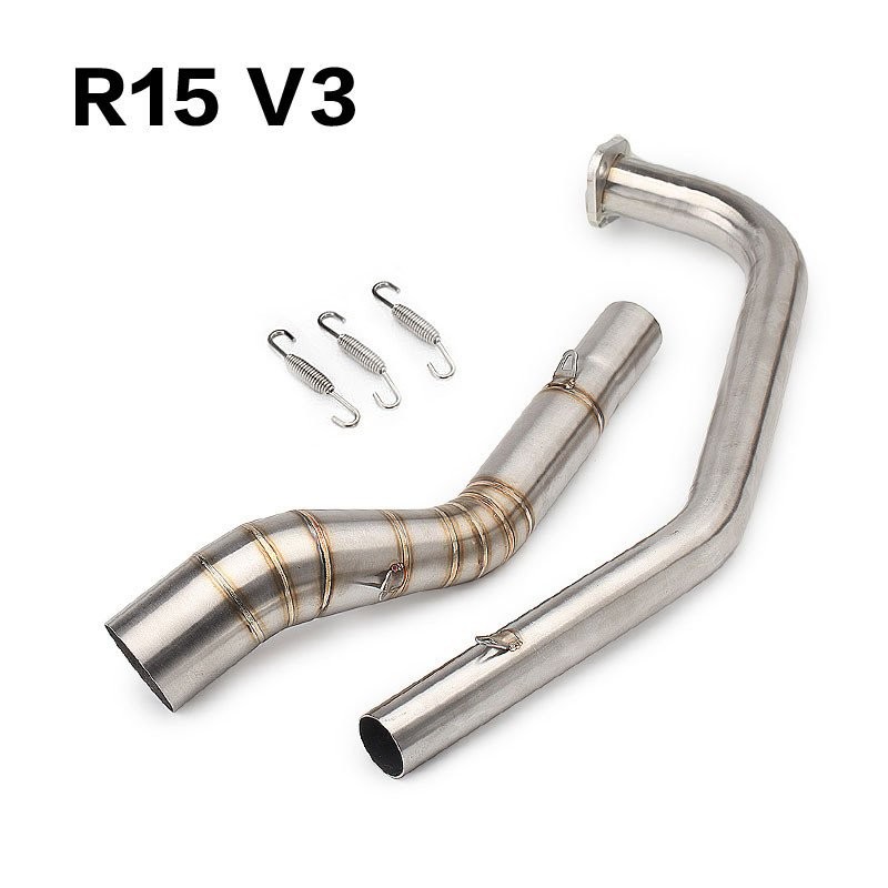 R15 Exhaust Pipe Front Section R15 Motorcycle V3 MT125 Suitable for ...