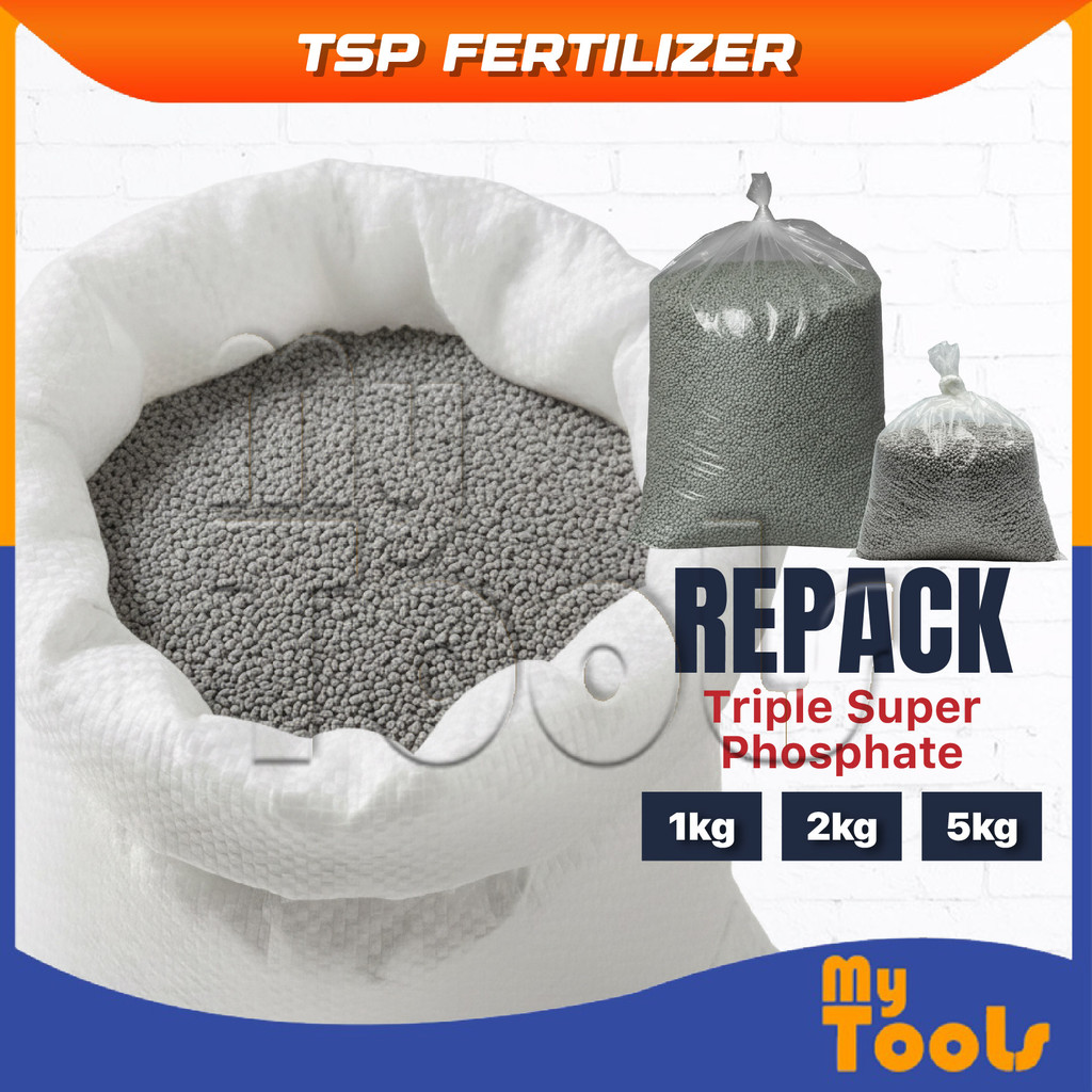(REPACK) Mytools Baja Triple Super Phosphate TSP Fertilizer 1KG 2KG 5KG ...