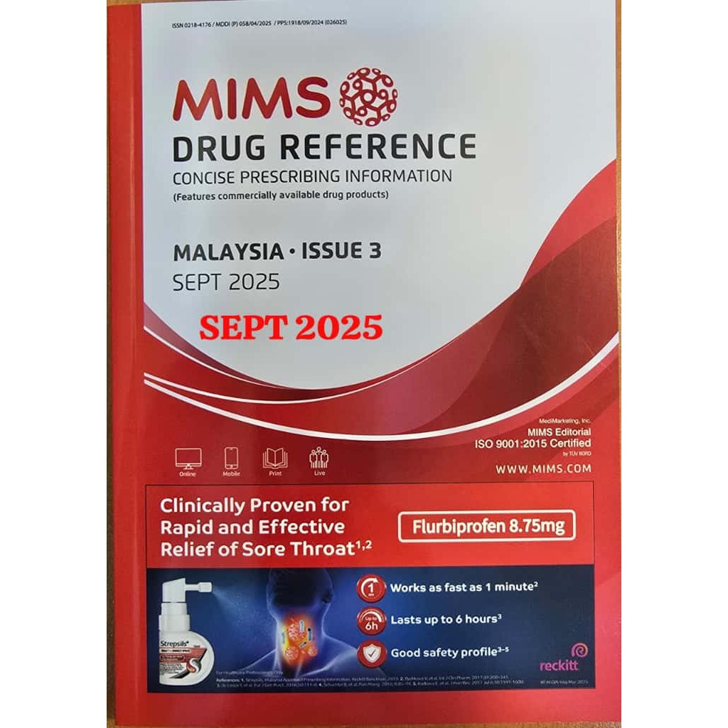 MIMS DRUG REFERENCE Malaysia 2025 Issue 3 SEPT 2025 | Shopee Malaysia