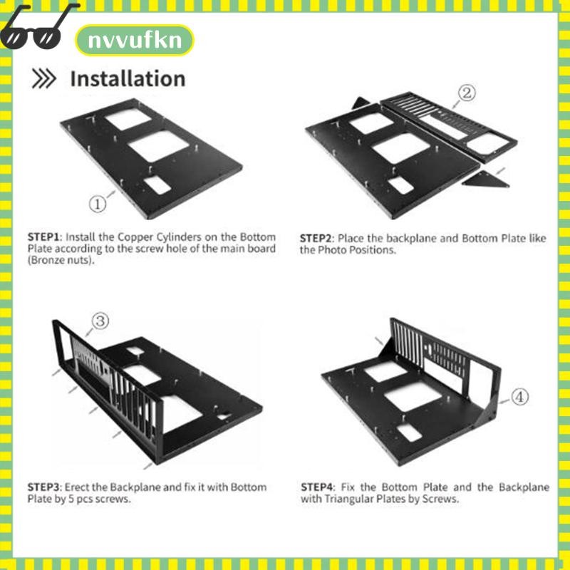 Computer Chassis Frame Open Air Case Frame DIY Spare Easy to Use ...