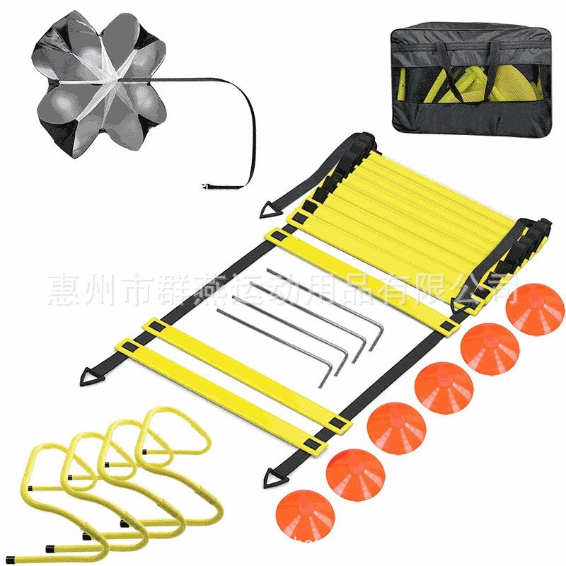 Training Sensitive Agility Ladder Wholesale Speed Pedal Rope Ladder Set ...