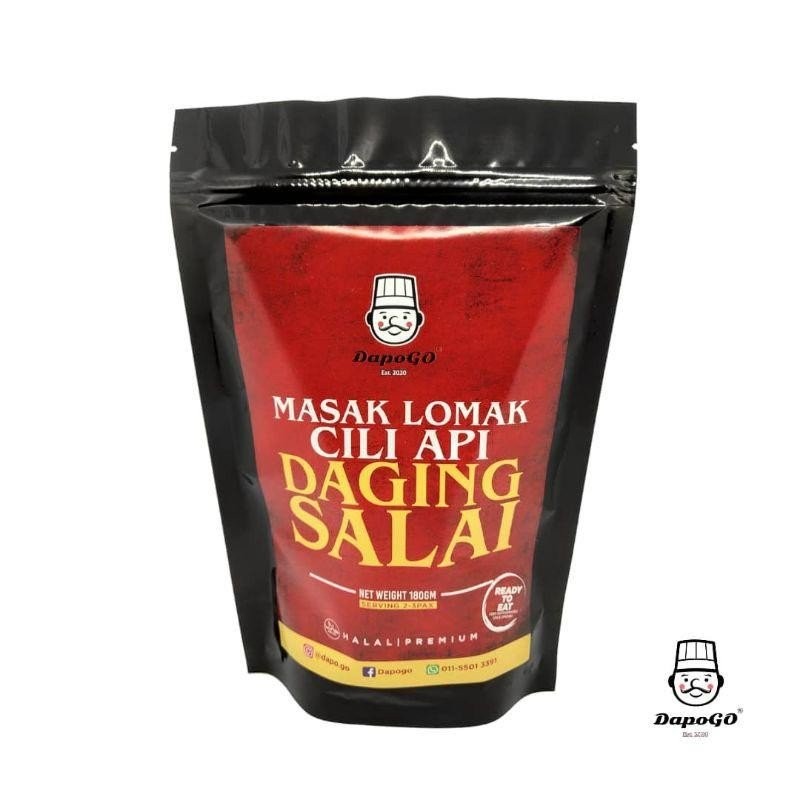 DAPOGO DAGING SALAI MASAK LOMAK CILI API (HALAL & PREMIUM) Bestseller ...