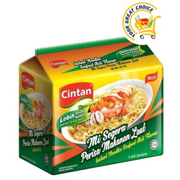 Cintan Mee Segera Seafood Asli 5's x 75g | Shopee Malaysia