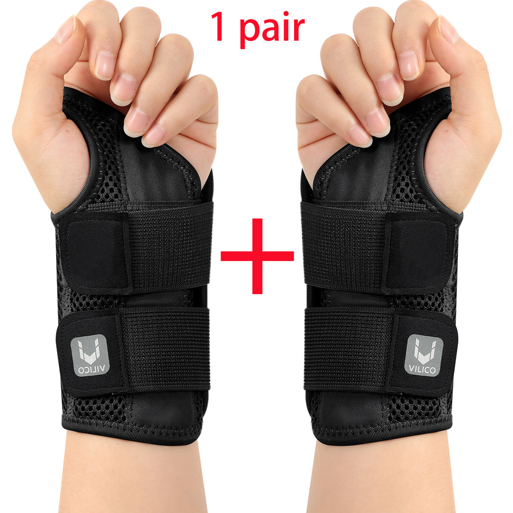 2PC Finger Joint Pain Tendon Sheath Adjustable Dual Strap Wrist Guard ...