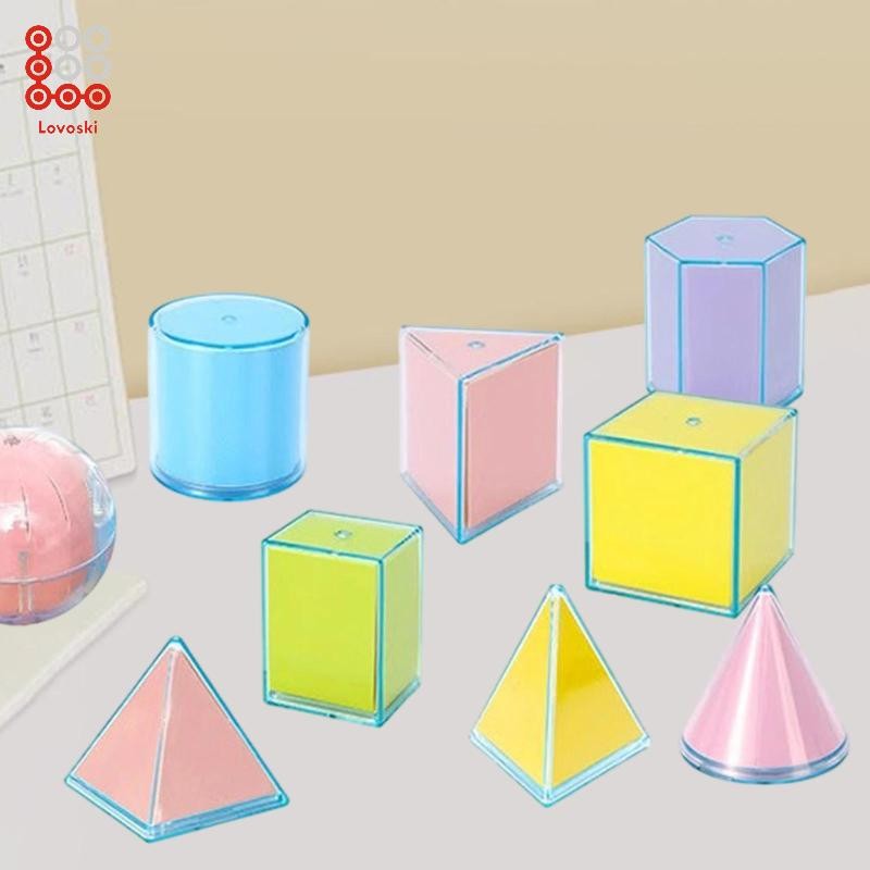 [Lovoski] 9-piece 3D Geometric Solids That Fold Together, Geometric ...