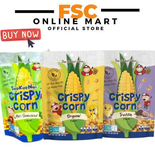 [FSC] Tao Kae Noi Crispy Corn 36g ( Original/ Nori Seaweed) | Shopee ...