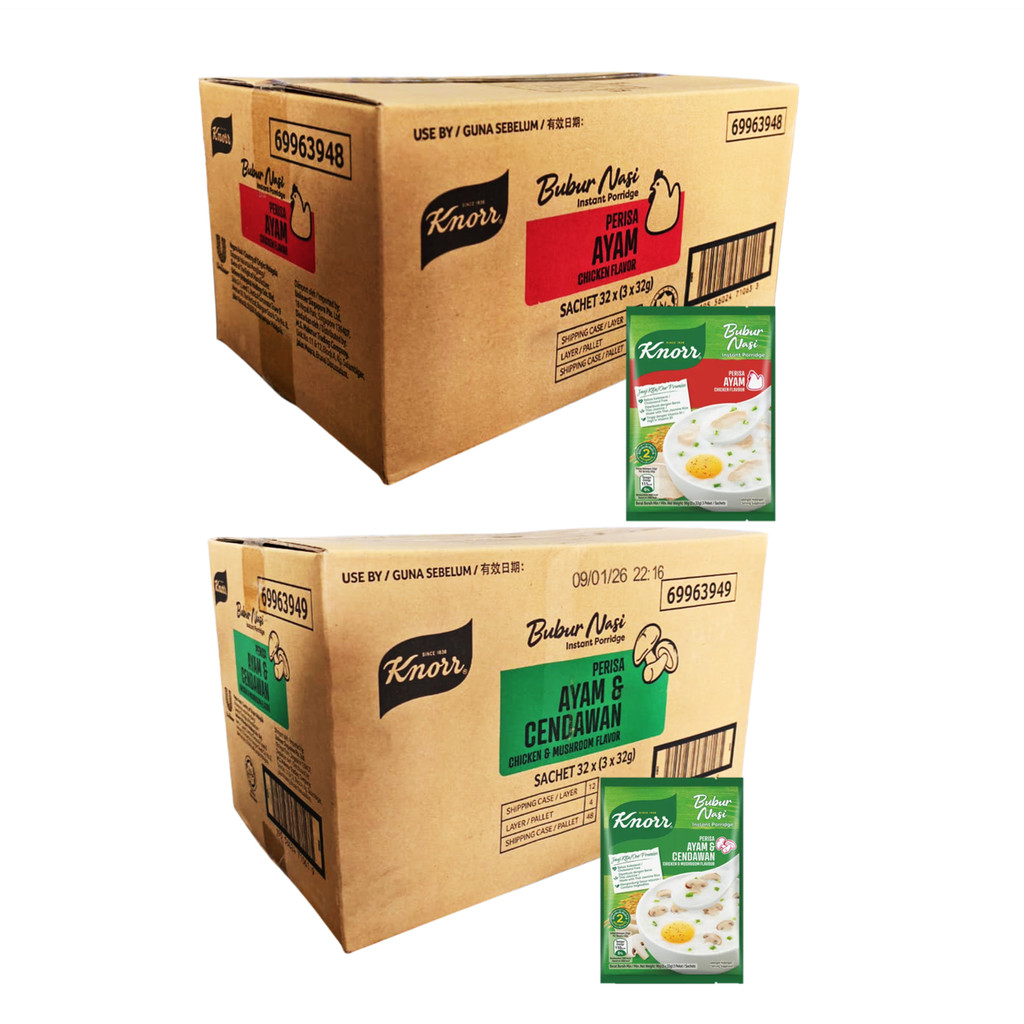 KNORR INSTANT PORRIDGE SACHETS 32x32g (Carton) | Shopee Malaysia