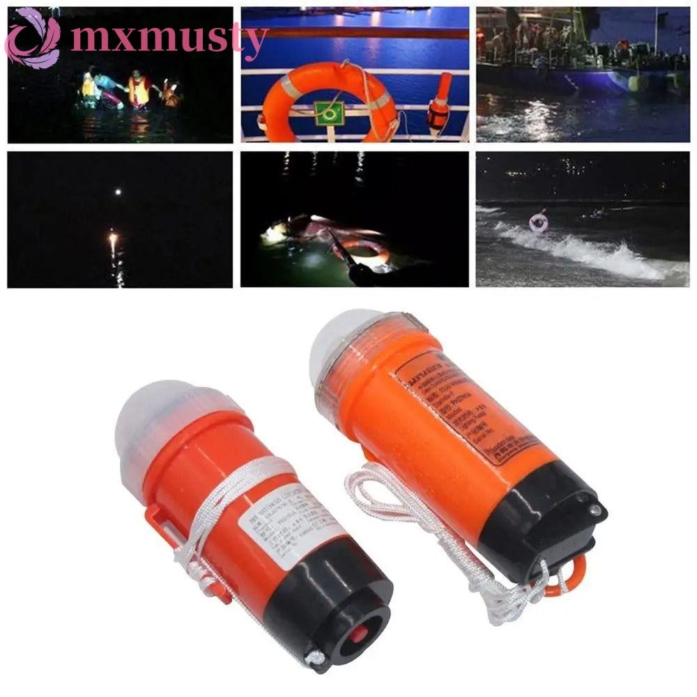 MXMUSTY Life Vest Light, Emergency Overboard Survival Life Jacket Light ...