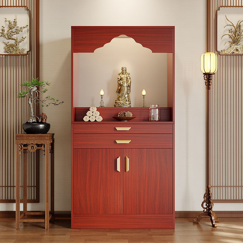 Buddha shrine Buddha cabinet Guan Gong Guanyin Bodhisattva offering ...