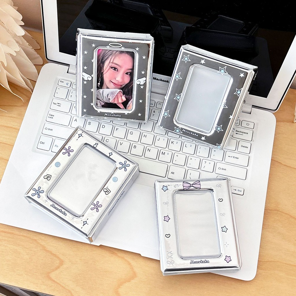 Angelic Silver Envelope Card Holder Single-Compartment Card Album Idol ...