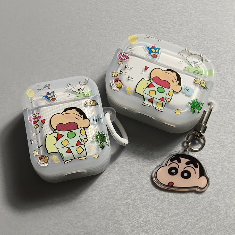 Sleepy Crayon Shin Chan AirPods Pro3 Earphone Case Bluetooth AirPods 1 ...