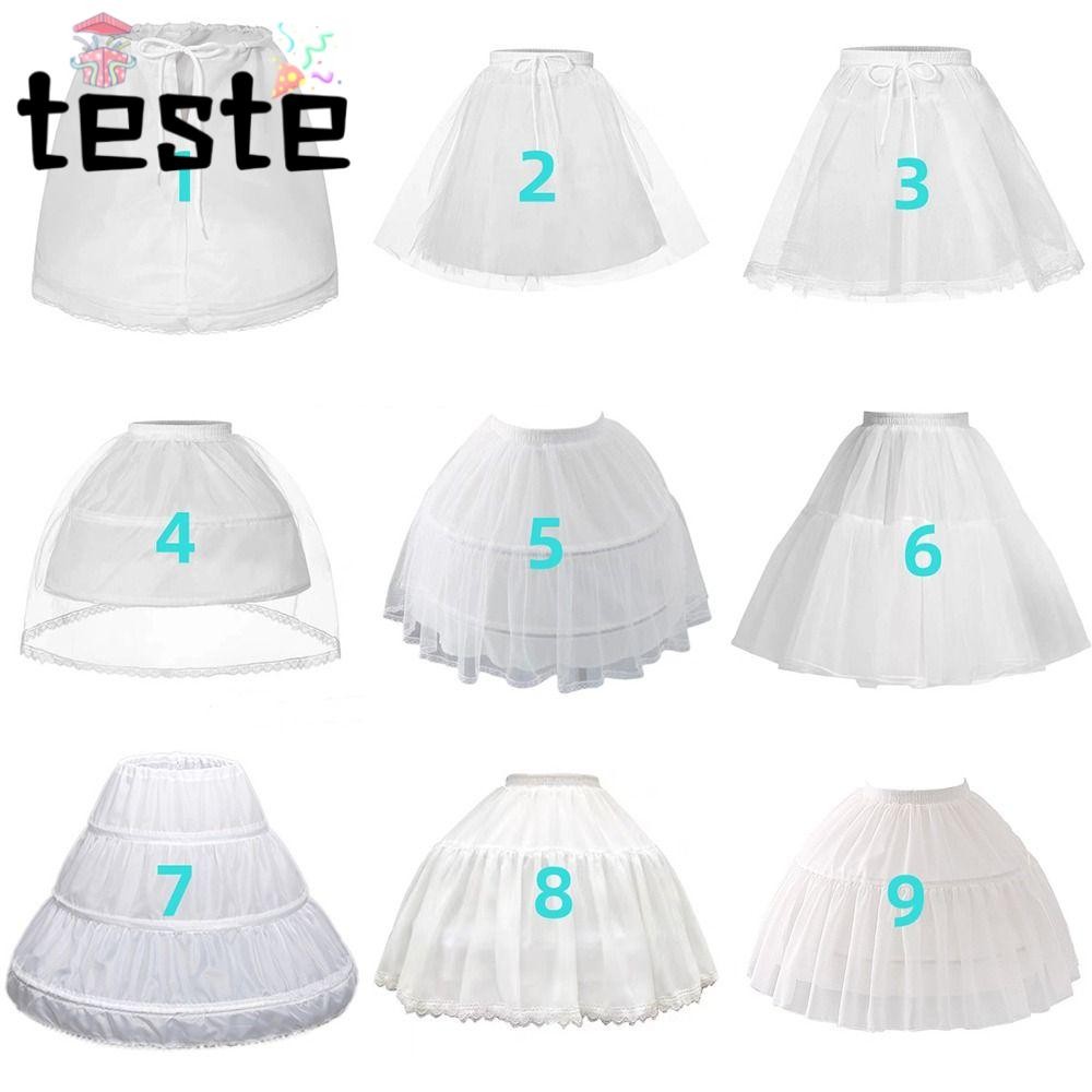 Underskirt, Big Hem Lolita Petticoat, Cosplay A-line White Crinoline ...