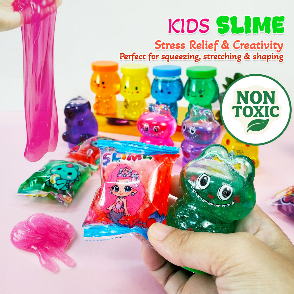VCR Non Toxic Slime Toy for Kids Safe Soft Stretchy DIY Stress Relief ...