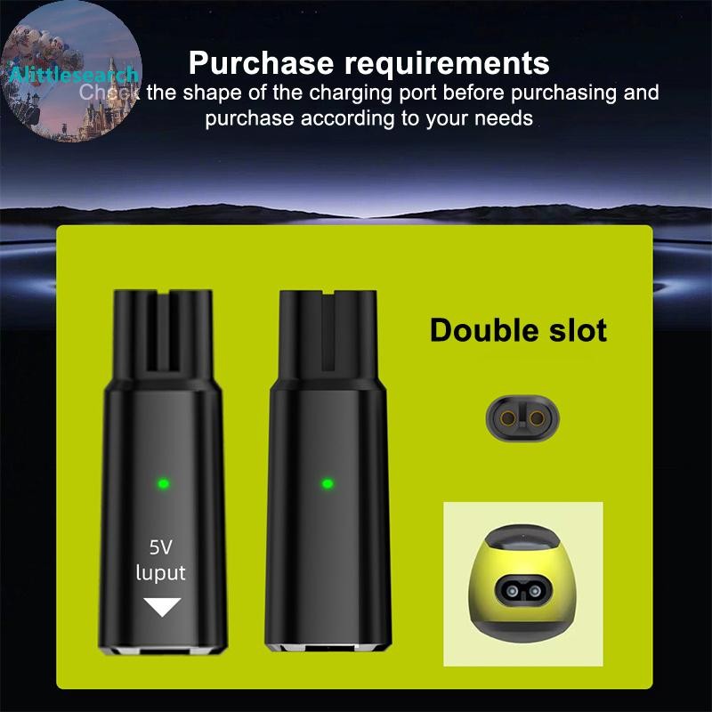 Alittlesearch 1Pcs Charger Converter 5V Type-C Shaver Adapter For ...