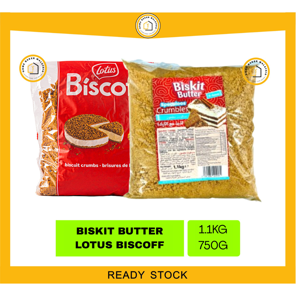 LOTUS BISCOFF CRUMBLE 750G / BISKIT BUTTER SPECULOOS CRUMBLE 1.1KG ...