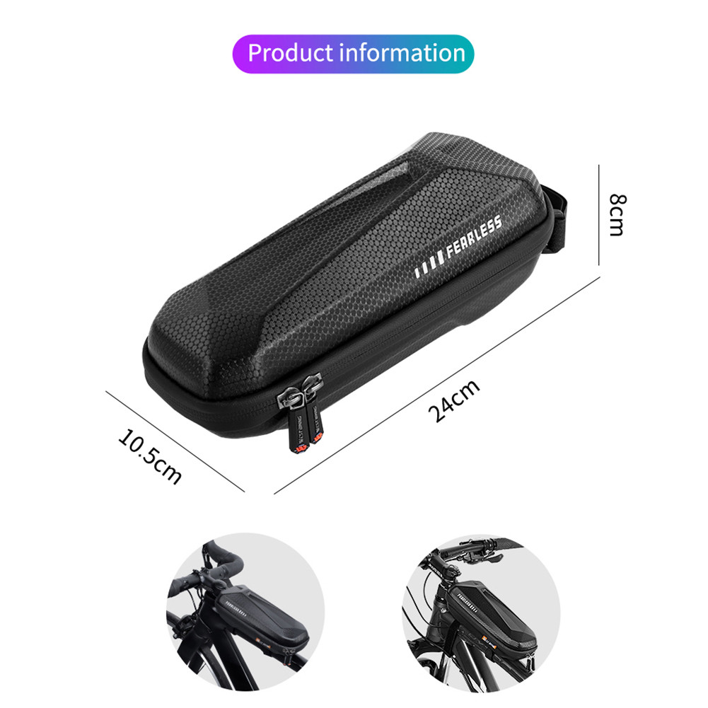 WEST BIKING Bicycle Top Tube Front Bag EVA Hard Shell MTB Waterproof ...