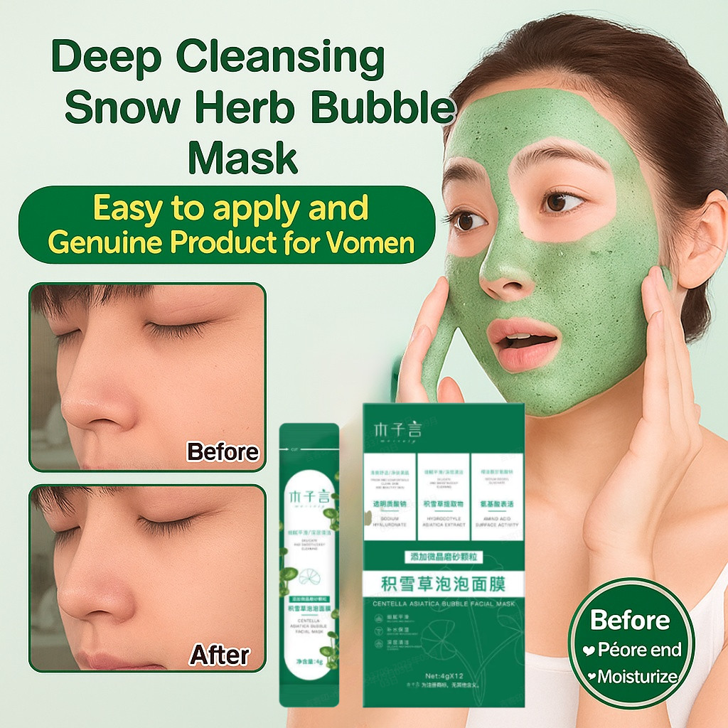 Bubble Mask Centella Asiatica blackhead removal Oil Control face mask ...