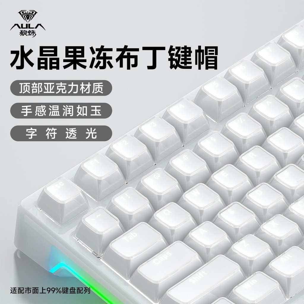 Tarantula Jelly Keycap Crystal Translucent PC Two-Color Injection ...