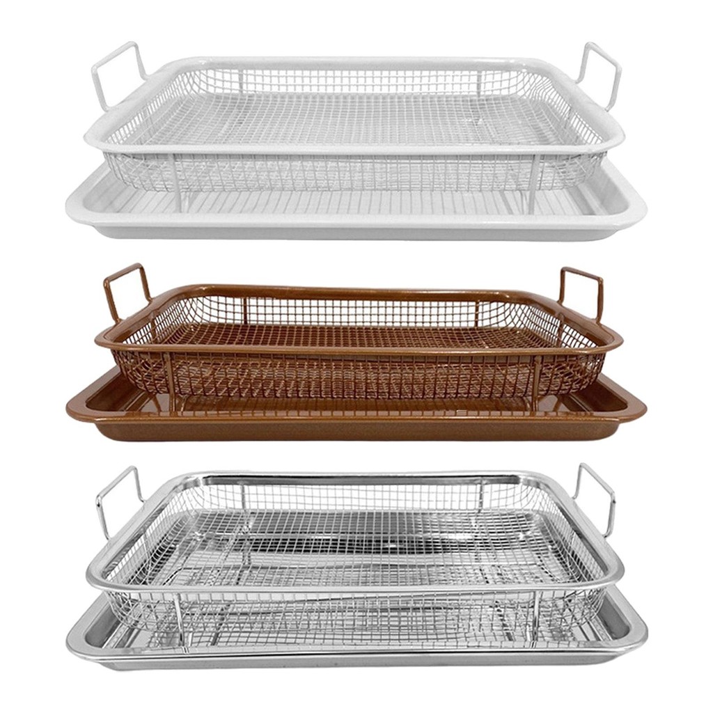 [ruilr5jqxu] Set Loyang dan Rak Rak Penyejuk Dapur Aksesori Pembakar ...