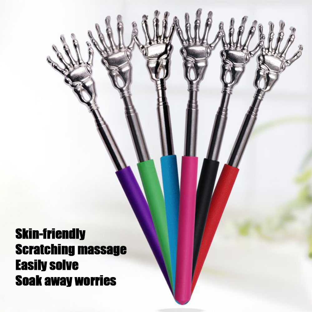 Stainless steel ghost hand telescopic old man happy scratcher no need ...