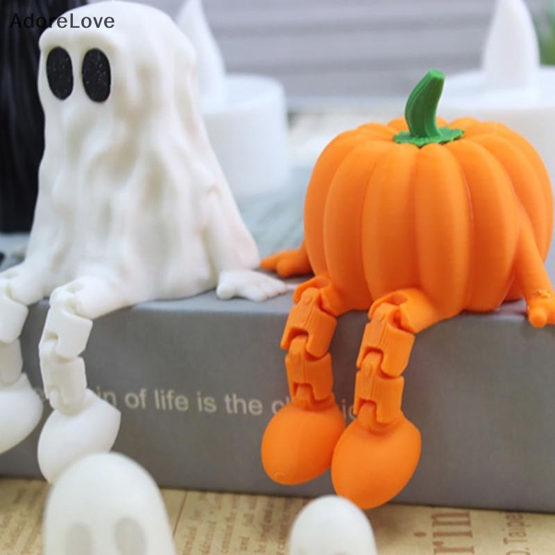 ADL 3D Printed Cute Ghost Figurines Fidget Toys Joint Movable Ghost ...