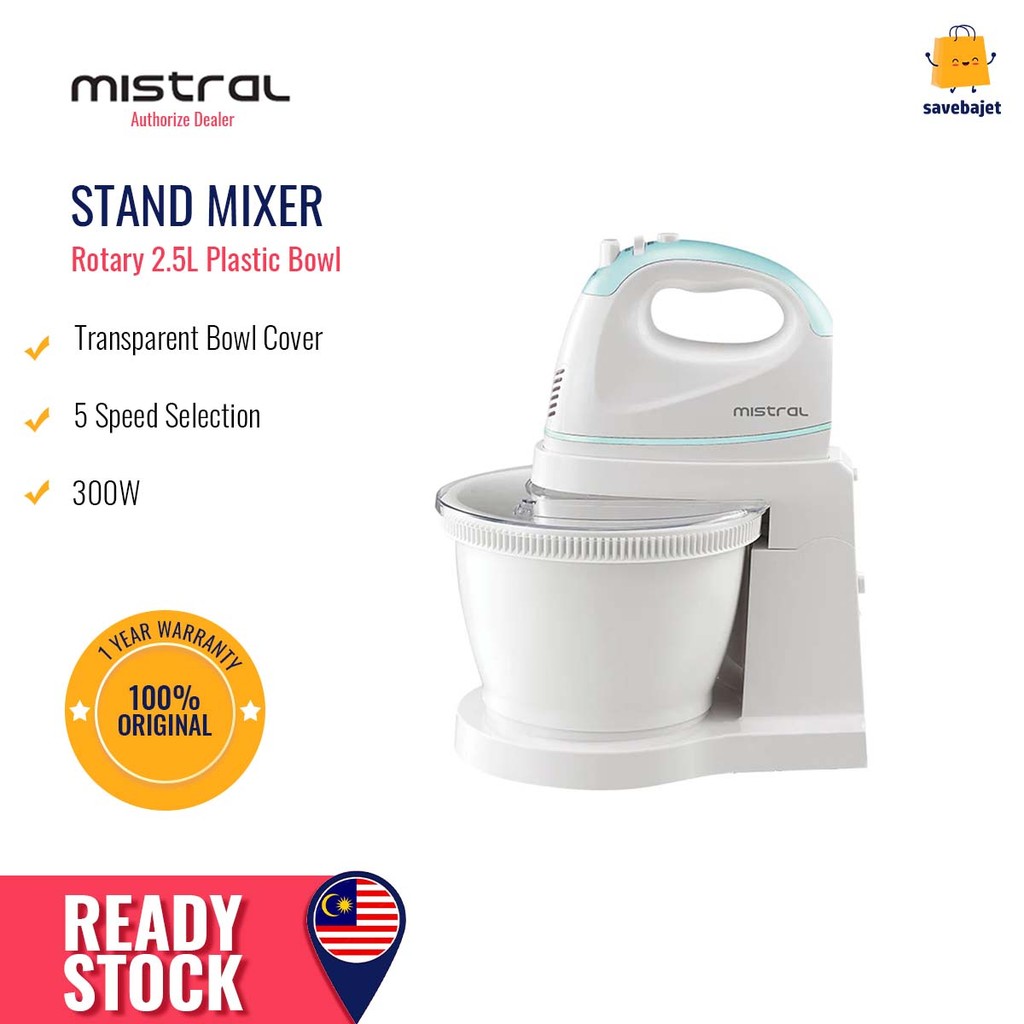 Mistral Pengadun Kek Stand Mixer MHM502 (Mint) | Shopee Malaysia
