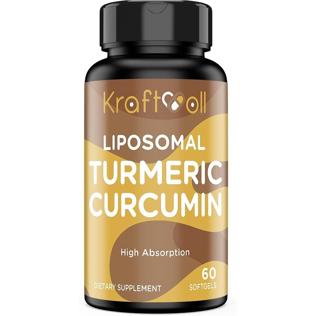 Liposomal Turmeric Curcumin Supplement 2200 mg with Black Pepper ...