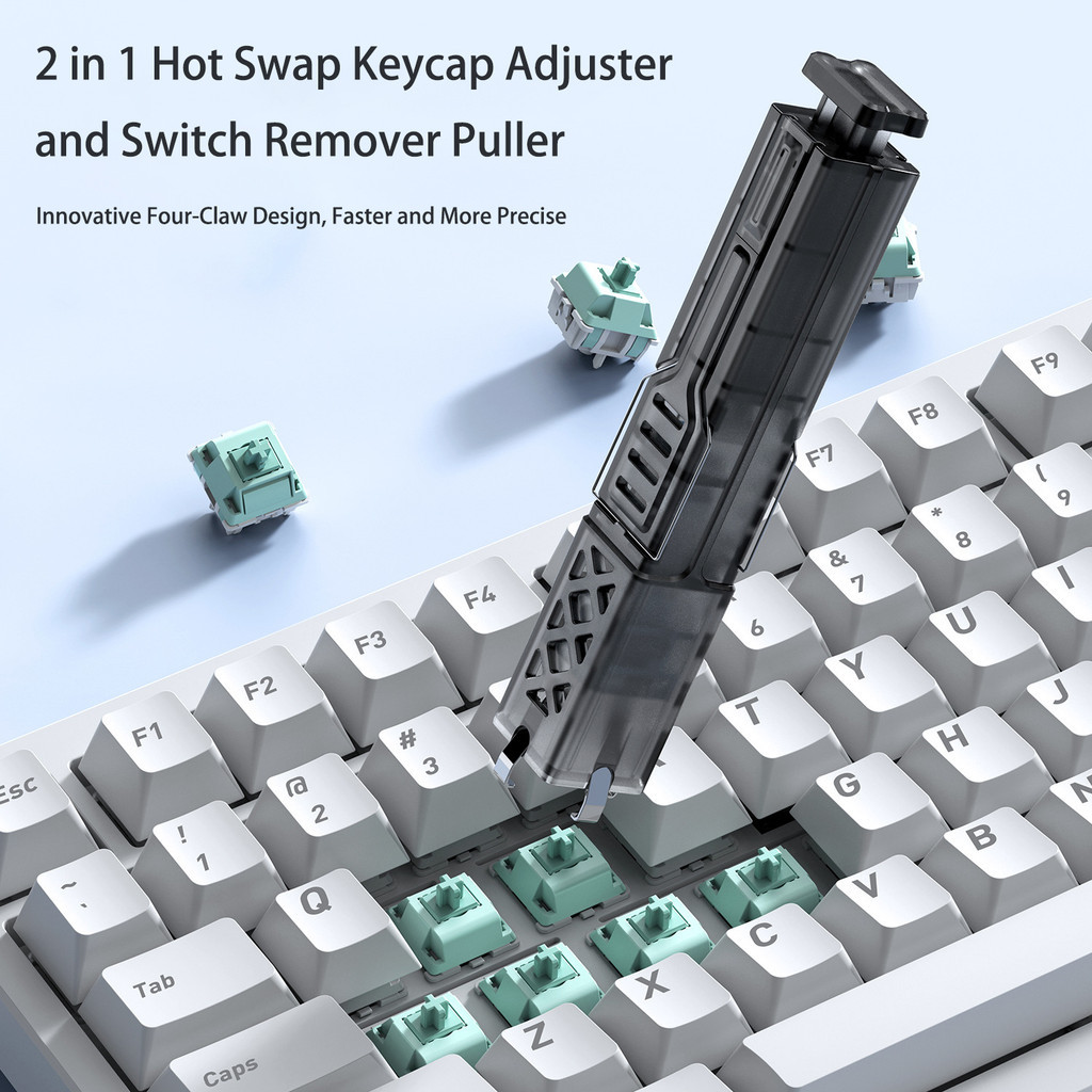 2 in 1 Hot Swap Keycap Adjuster and Switch Remover Puller DIY Tool for ...