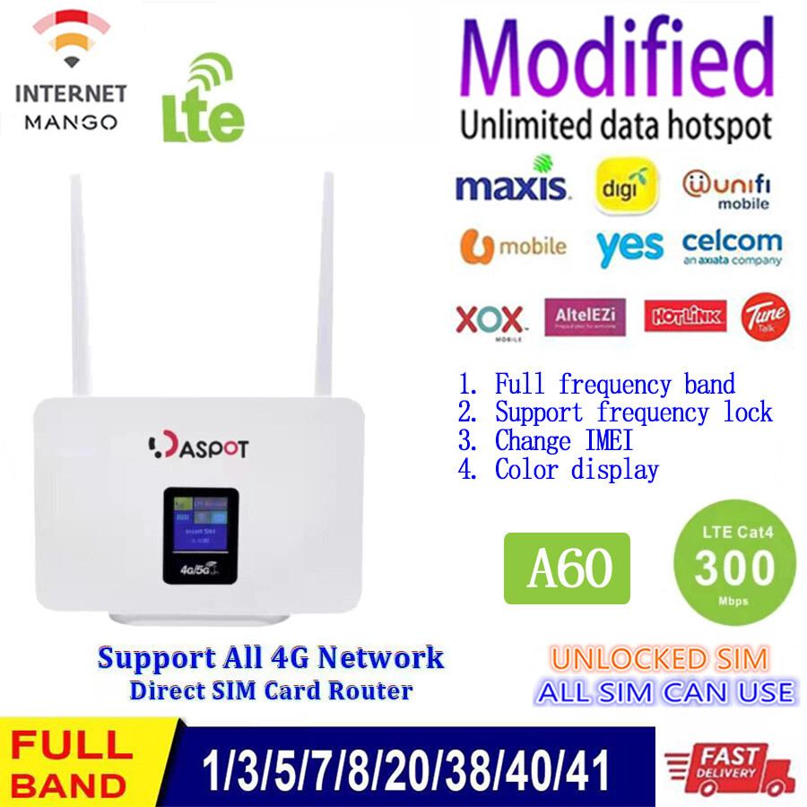 MOD 4G WIFI modem dual antenna 4G LTE wireless hotspot, mobile hotspot ...