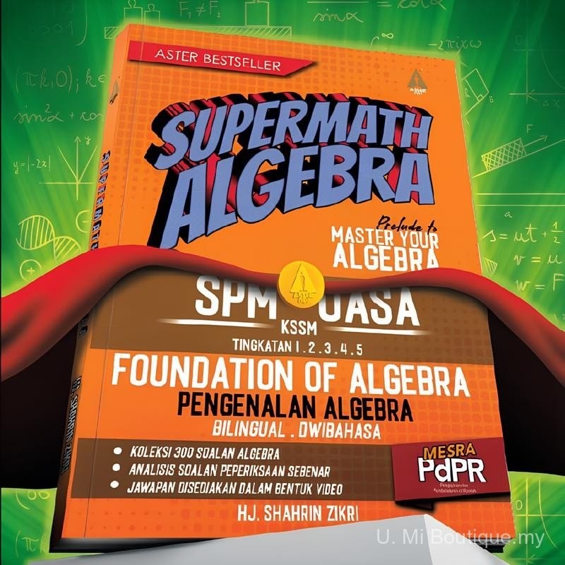Aster Edu Buku Latihan Matematik Tingkatan 1,2,3,4,5 Supermath Algebra - Foundation Of Algebra ...