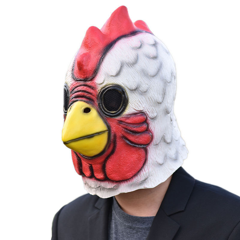 Permainan FireWire Miami Chicken Latex Main Peranan Tudung Kepala Ayam ...