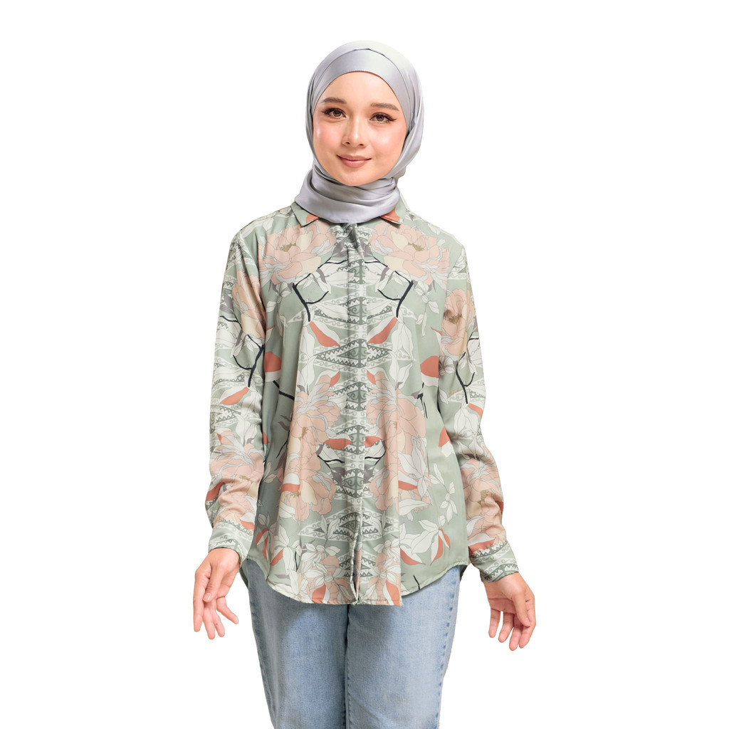 Rosaline Shirt - Mint By Zefiks | Shopee Malaysia