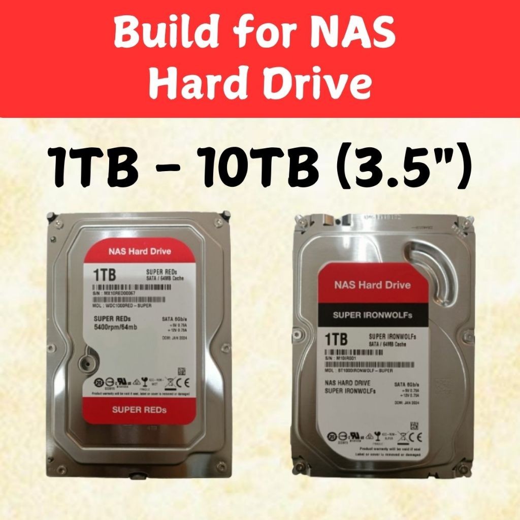 1.Super Red / IronWolf NAS Hard Drive HDD 1TB/2TB/3TB/4TB/5TB/6TB/8TB ...