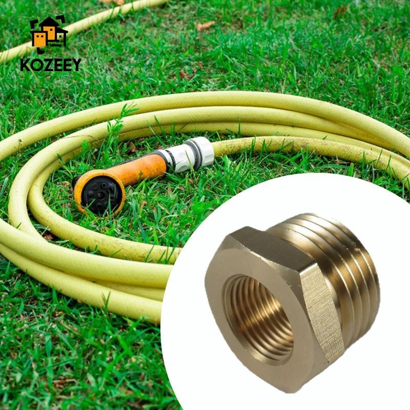 KOZEEY Hex Bushing Brass Easy Installation Hose Connector Garden Hose ...