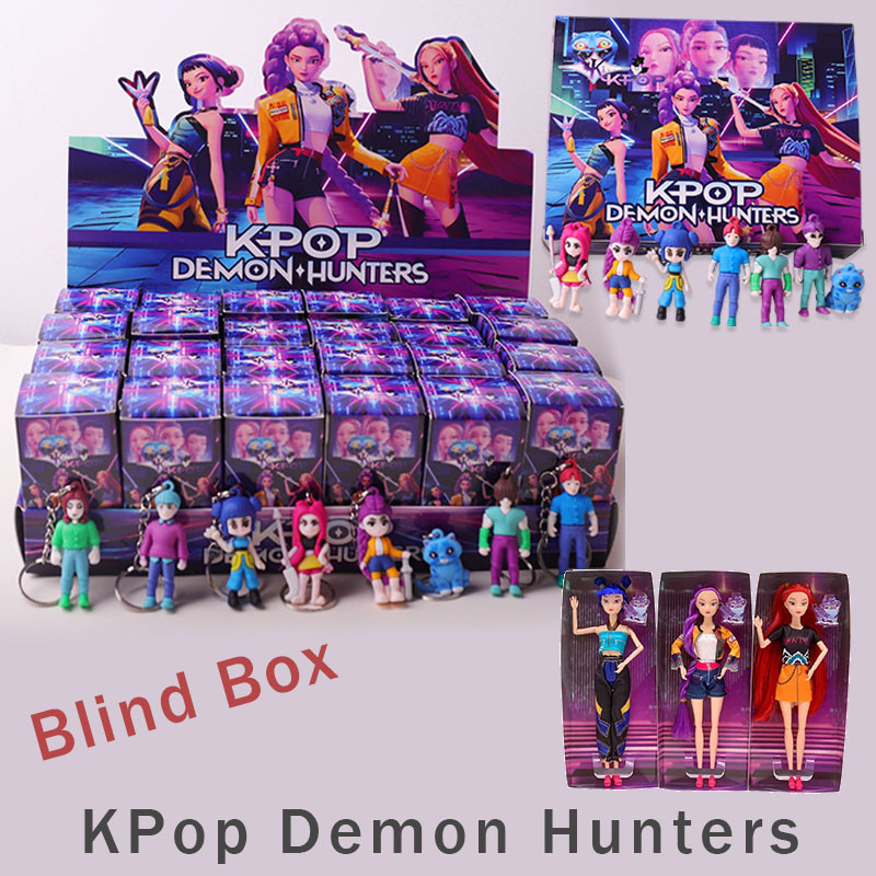 KPop Demon Hunters Blind Box Cave Box Toy Collections Rumi Saja Boys ...