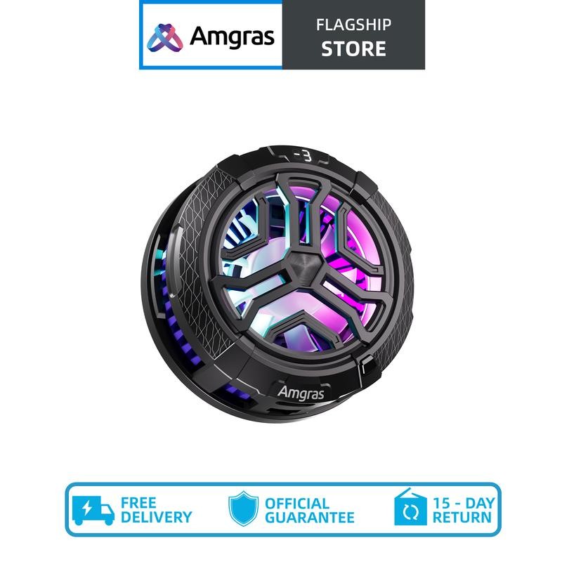 Amgras iceWorld Pro Phone Cooler gaming Mute Dissipate Fan Cooling ...