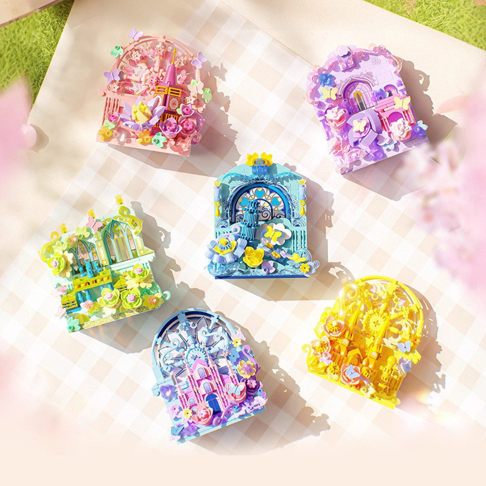 [6 in 1] Wonder Moon Multipurpose Flower Castle Mini Fridge Magnet ...